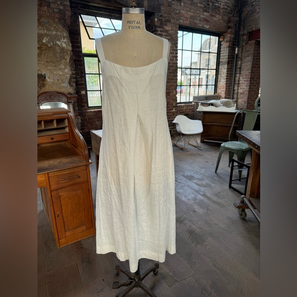 May & Maya | Dresses | White Linen Dress | Poshmark